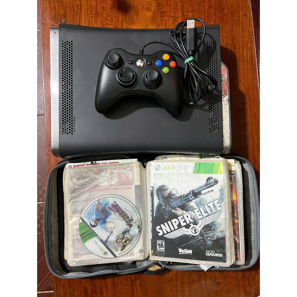 máy game xbox 360 hack lt 3.0 chơi đĩa chép - tặng kèm 40 đĩa game ...