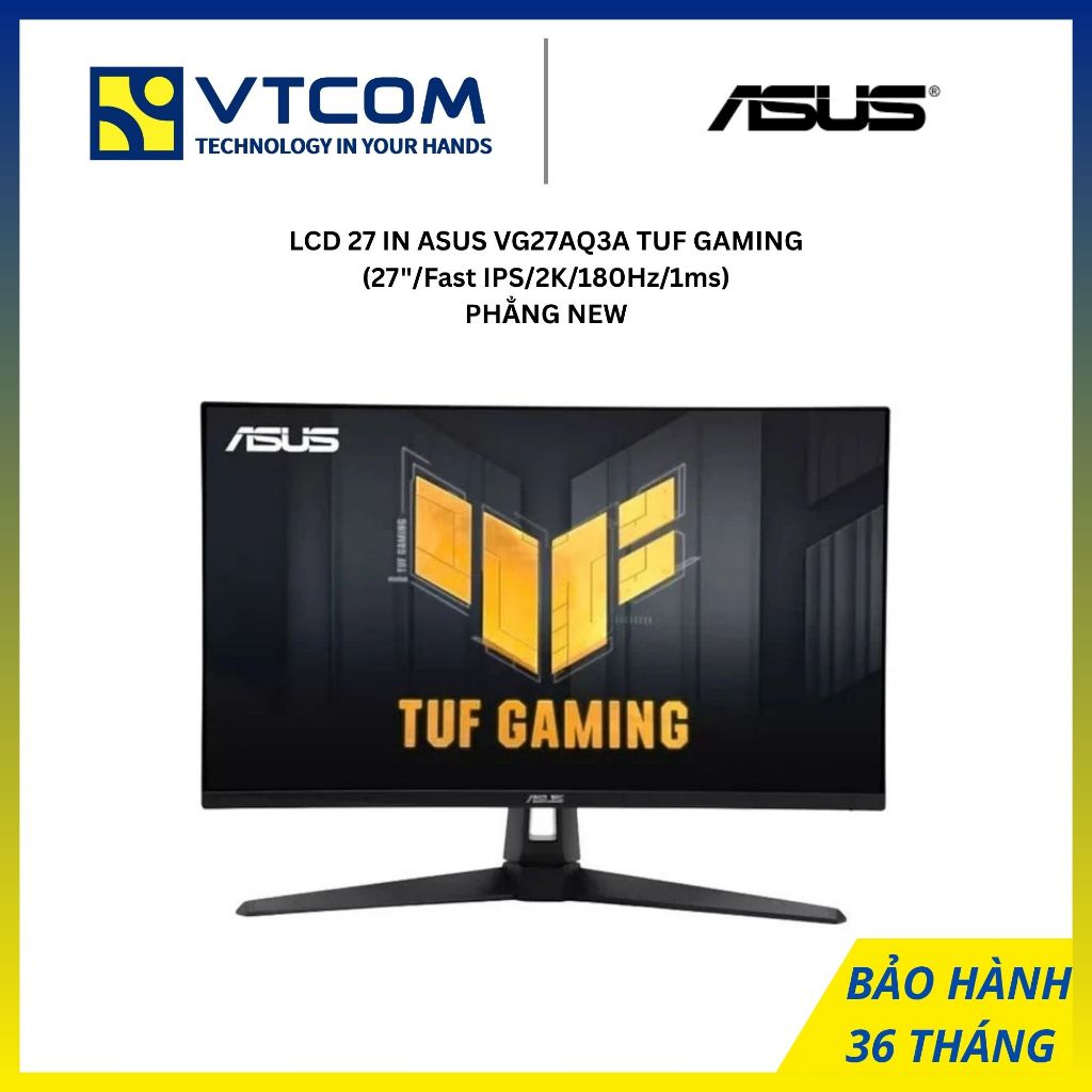 MÀN HÌNH LCD 27 INCH ASUS VG27AQ3A TUF GAMING (27 INCH/ FAST IPS/ 2K ...