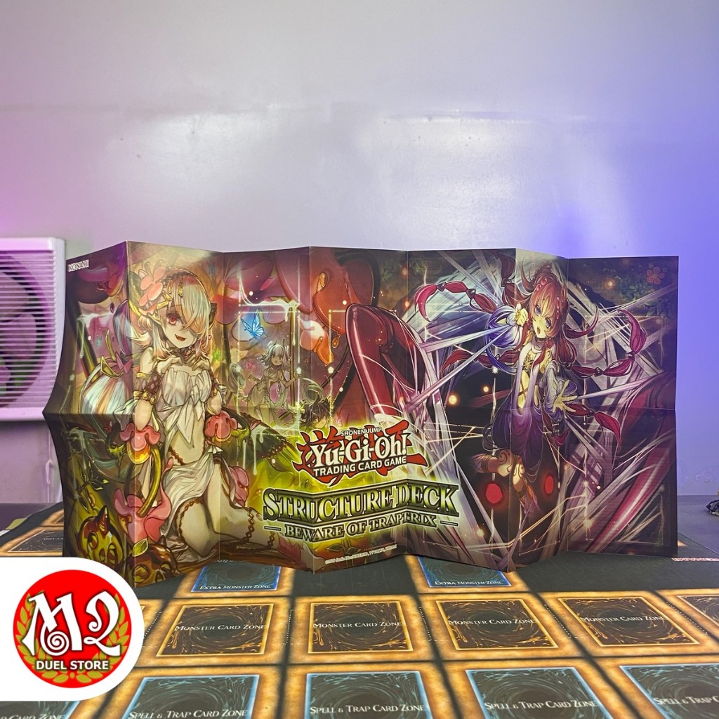 Bàn đấu giấy playmat và thẻ phụ kiện trong hộp Yugioh Beware of ...