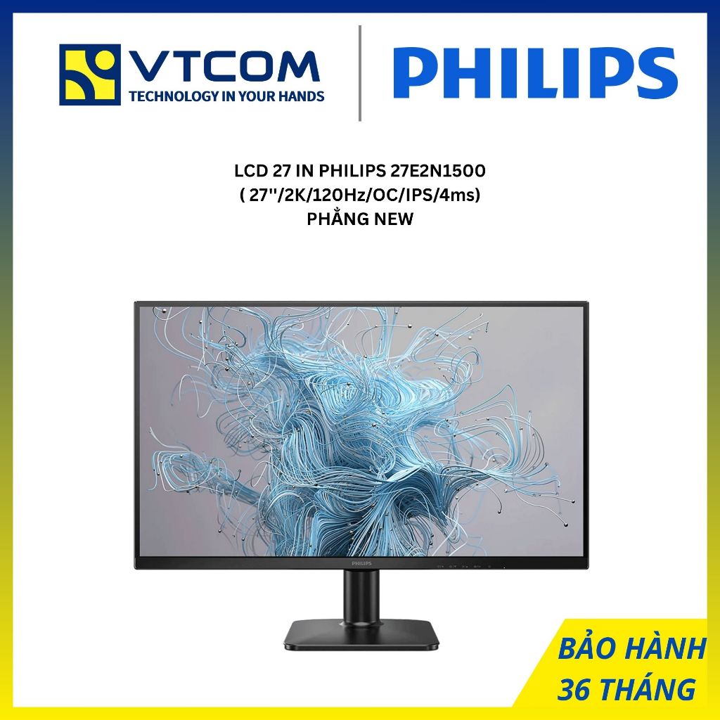 MÀN HÌNH LCD 27 INCH PHILIPS 27E2N1500 (27 INCH/ 2K/ 120Hz OC/ IPS/ 4ms ...
