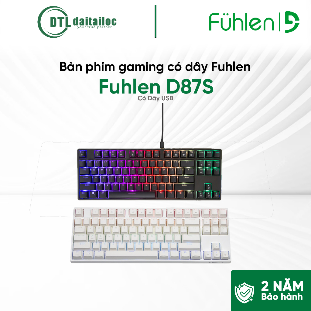 BÀN PHÍM CƠ FUHLEN D87S | Chính Hãng | Bảo Hành 24 Tháng | Shopee Việt Nam