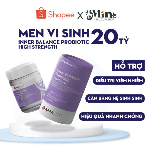 Men Vi Sinh Arrivate Inner Balance Probiotic- Men vi sinh phụ khoa Dạng ...