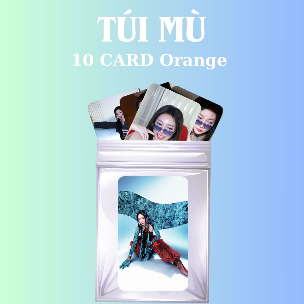 Túi mù gồm 10 card Orange EXSH bo góc không trùng TooYoo CARD0018 ...
