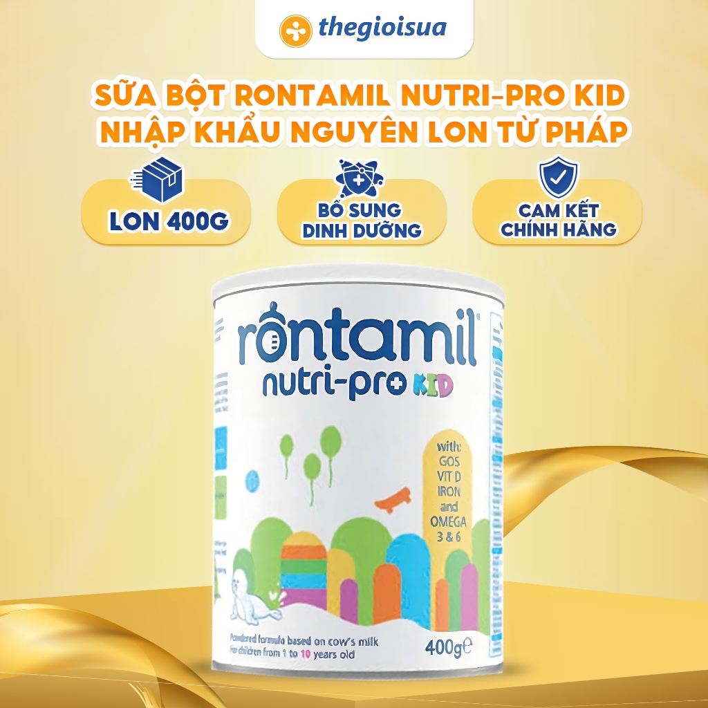 Sữa bột Rontamil Nutri-pro Kid Nhập Khẩu Nguyên Lon Từ Pháp 400g ...