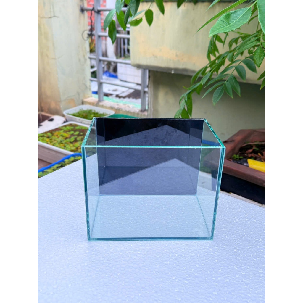 ( HỎA TỐC) Bể cá mini BỂ CÁ BETTA CÓ DÁN DECAL Hồ Cá Vuông Để Bàn HV ...