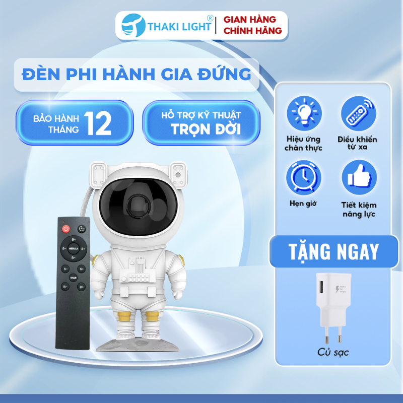 Đèn phi hành gia đứng THAKI LIGHT, đèn chiếu sao, chiếu tinh vân, đèn ...