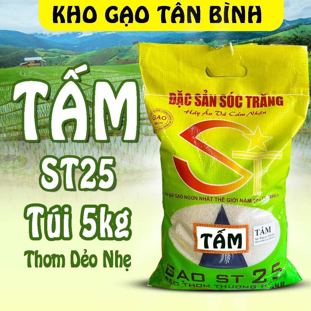 TẤM ST Sóc Trăng Nấu Cháo Nấu Cơm - Dẻo Nhiều Mềm Ngọt Dịu Ít Rời Hạt - 5KG Túi may | Shopee ...