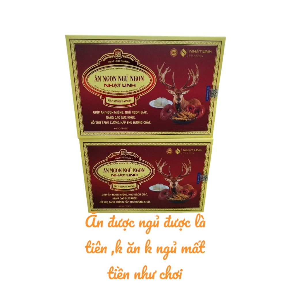 Ăn Ngon Ngủ Ngon Nhật Linh hộp 60 viên giúp ăn ngon miệng, ngủ ngon ...
