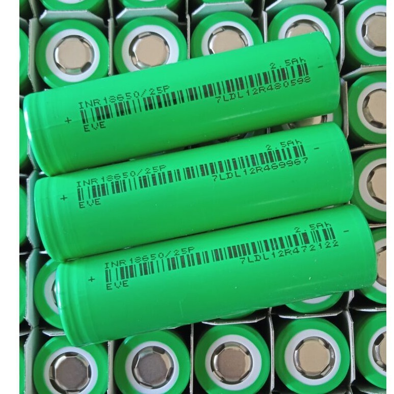 [08] Cell pin EVE INR18650 25P 2500mAh xả cao 12C 30A chuyên pin Power ...