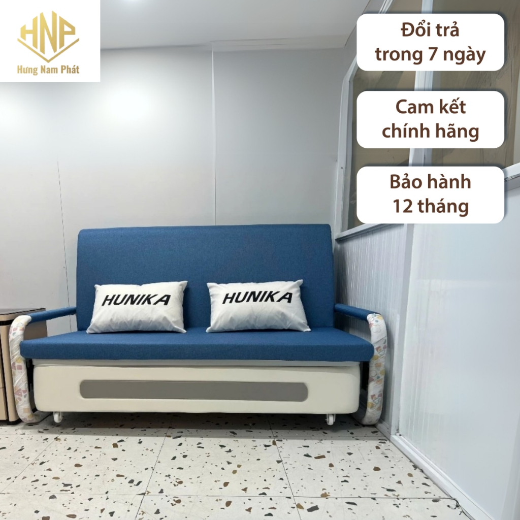 Sofa giường thông minh Hunika thiết kế đa năng tiện nghi, gấp gọn linh ...