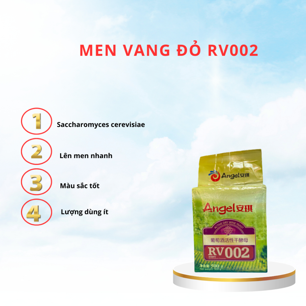 RV002 MEN VANG TRÁI CÂY ( 500G) | Shopee Việt Nam