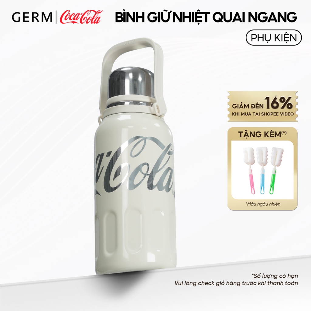 Bình Giữ Nhiệt GERM Coca-Cola 800ml/1200ml Inox 316 - Giữ Nhiệt 24h - GE-CK23AW-B35/ GE-CK23AW ...