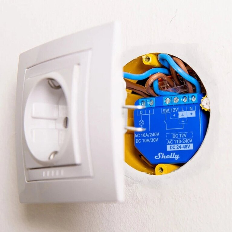 Shelly Plus 1 Smart Switch WiFi Bluetooth Operated Relay Switch Low ...