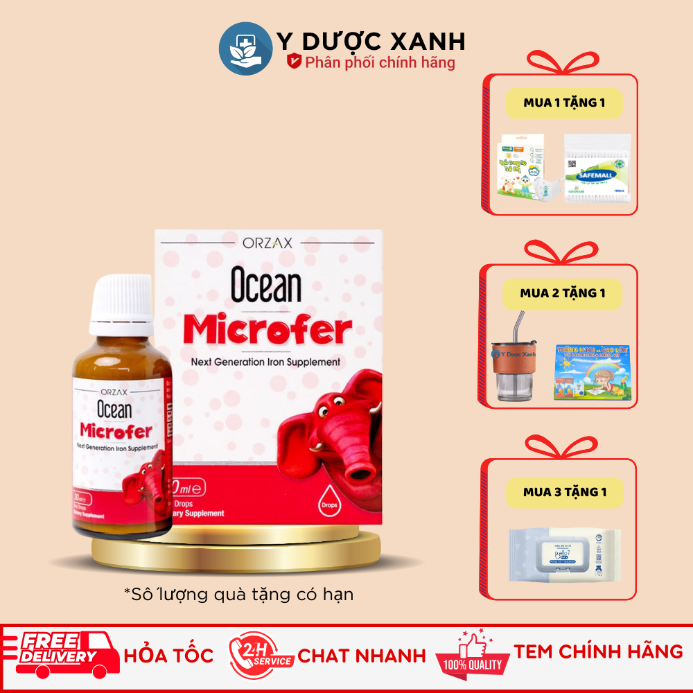 Mua [Chính Hãng] OCEAN MICROFER, 30ml, Sắt nhỏ giọt cho bé - Y Dược ...