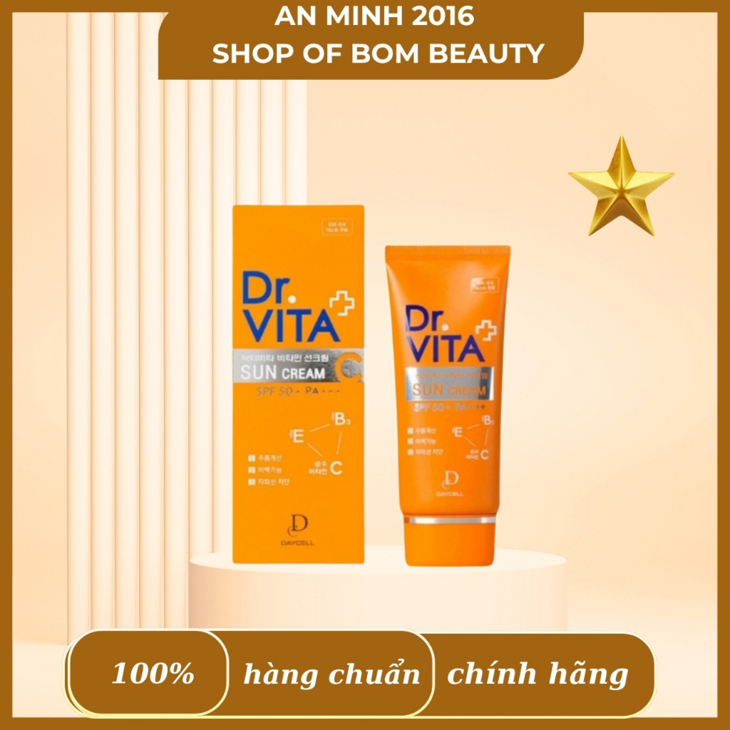D09 - (sun cream) Kem Chống Nắng Vitamin C Dr.Vita Vitamin Sun Cream ...