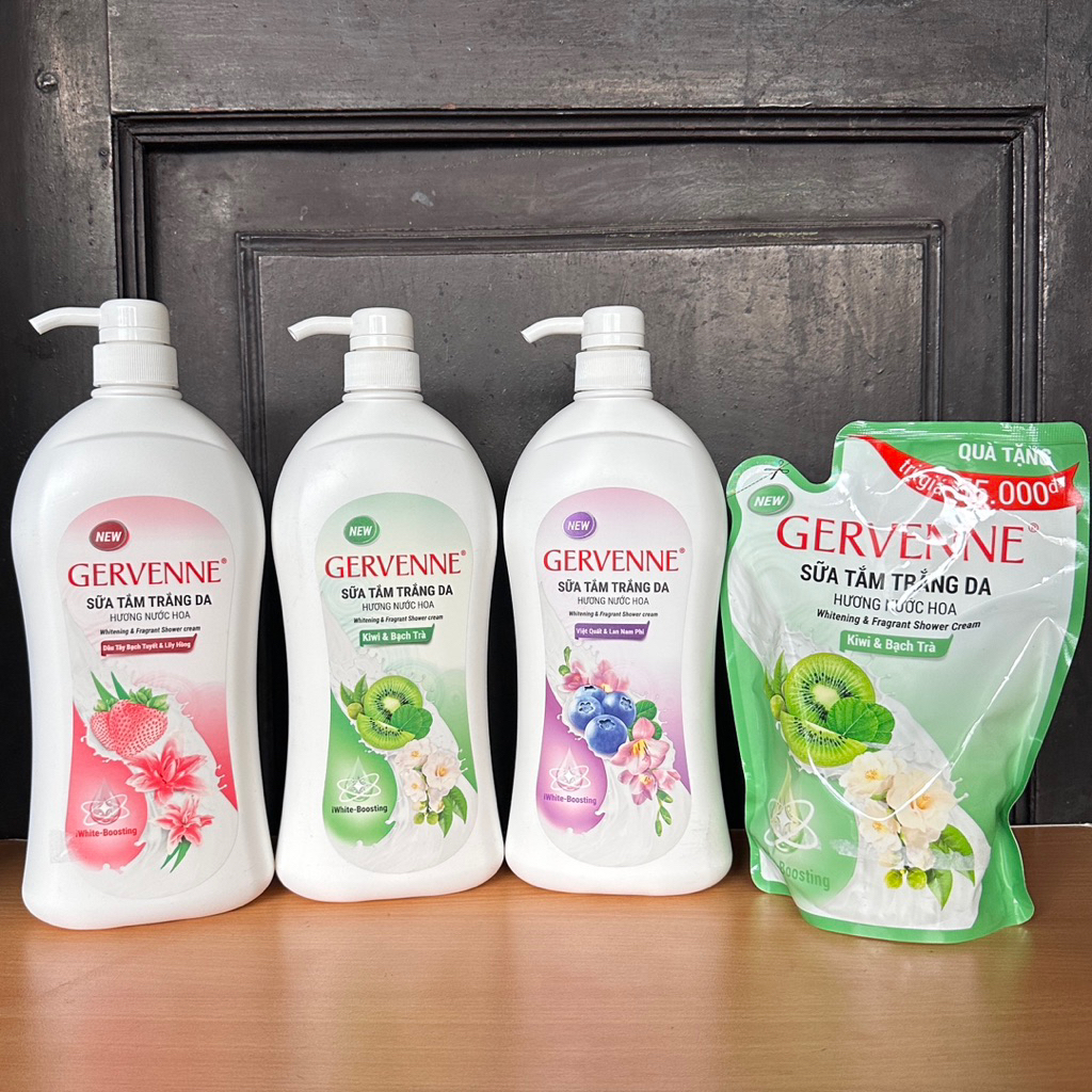 Sữa Tắm Gervenne 900g tặng túi 450g đủ mầu | Shopee Việt Nam