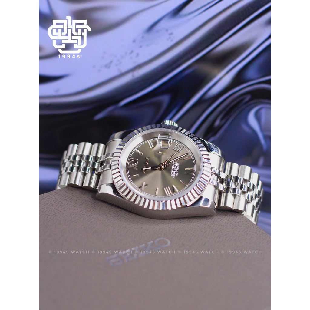 Đồng Hồ Nam Seiko Mod Dayjust Grey Gem Hàng Chính Hãng | Shopee Việt Nam