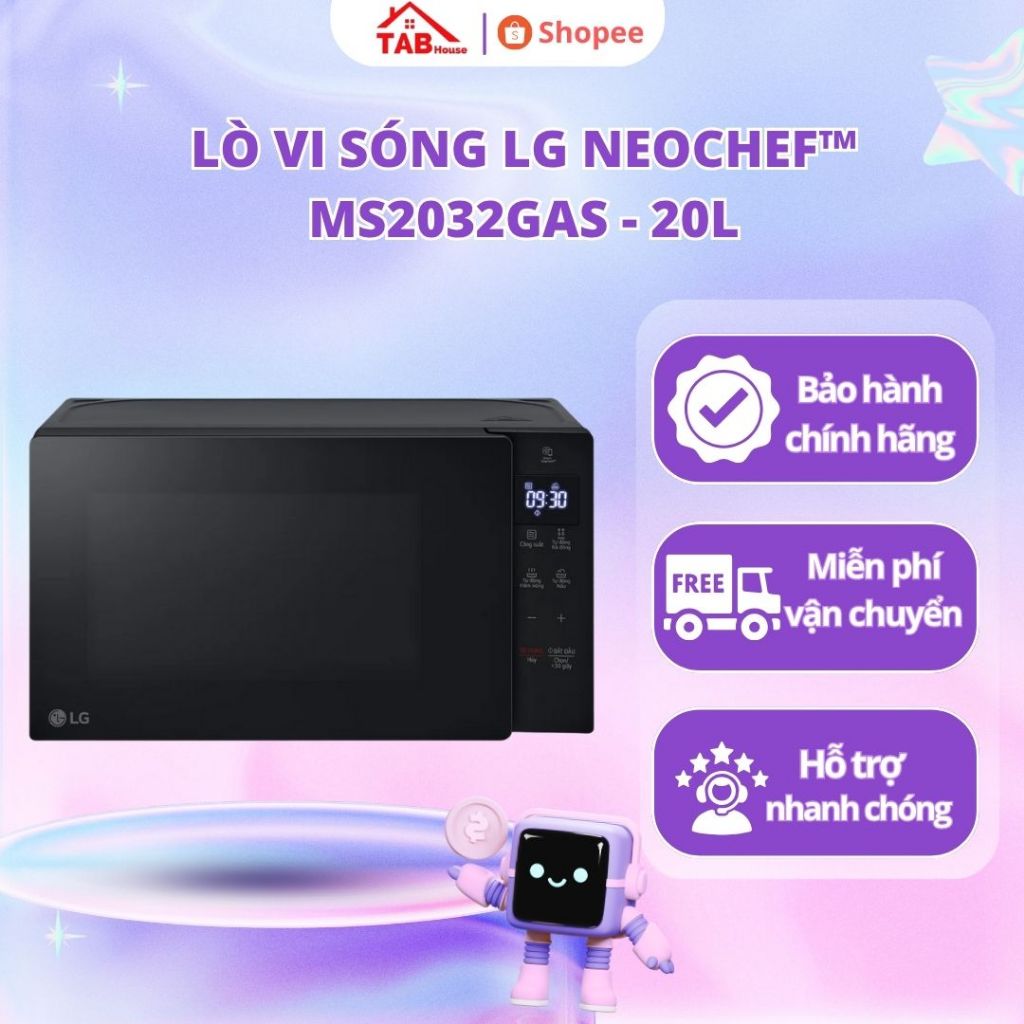 MS2032GAS / MS2032GIK - Lò Vi Sóng LG 20L - Màu Đen, Be - Giao Hàng ...