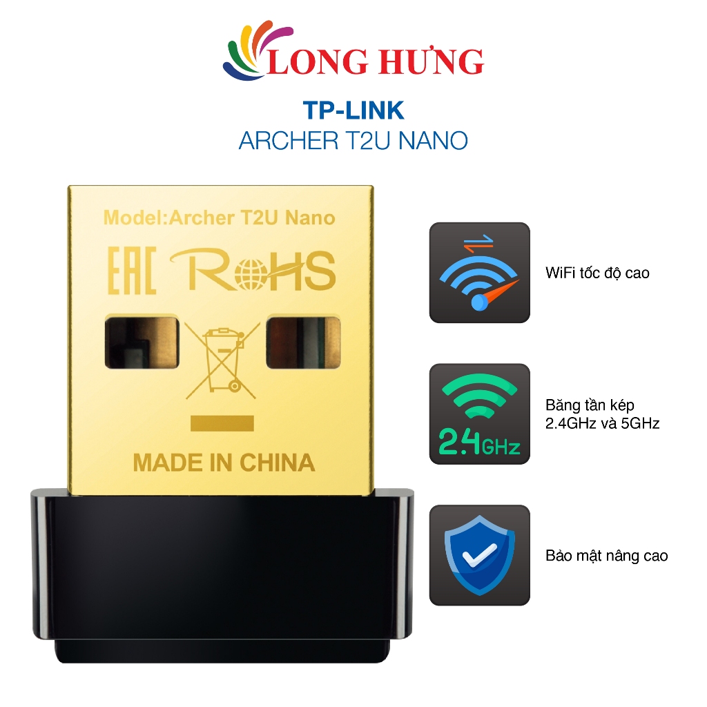 USB Wifi AC600 TP-Link Archer T2U Nano - Hàng chính hãng | Shopee Việt Nam