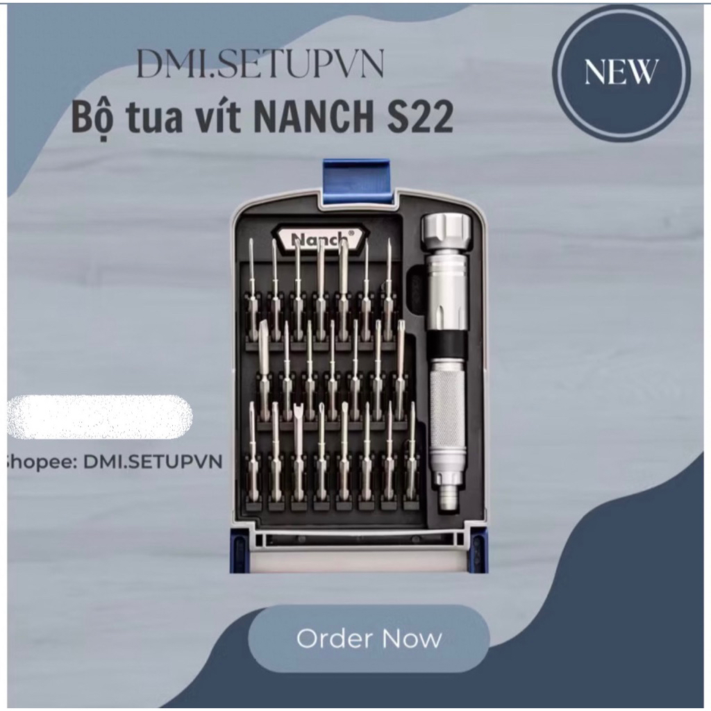 🛠 Bộ Tua Vít Đa Năng NANCH S22 | Chính Hãng – Chất Lượng Cao | Shopee ...