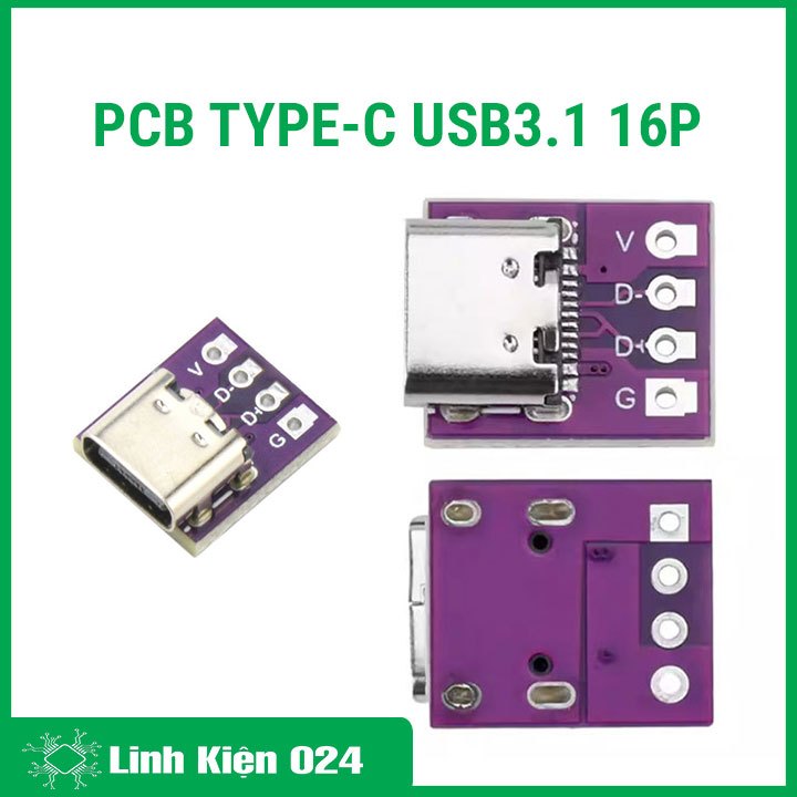 PCB TYPE-C USB3.1 16P | Shopee Việt Nam