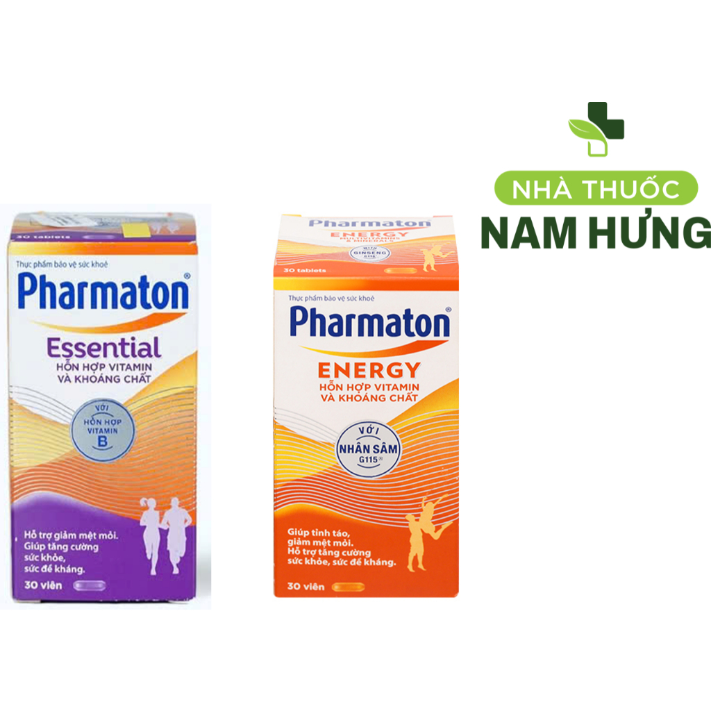 Thực phẩm tăng cường Sức Khỏe Pharmaton Essential và Pharmaton Energy ...