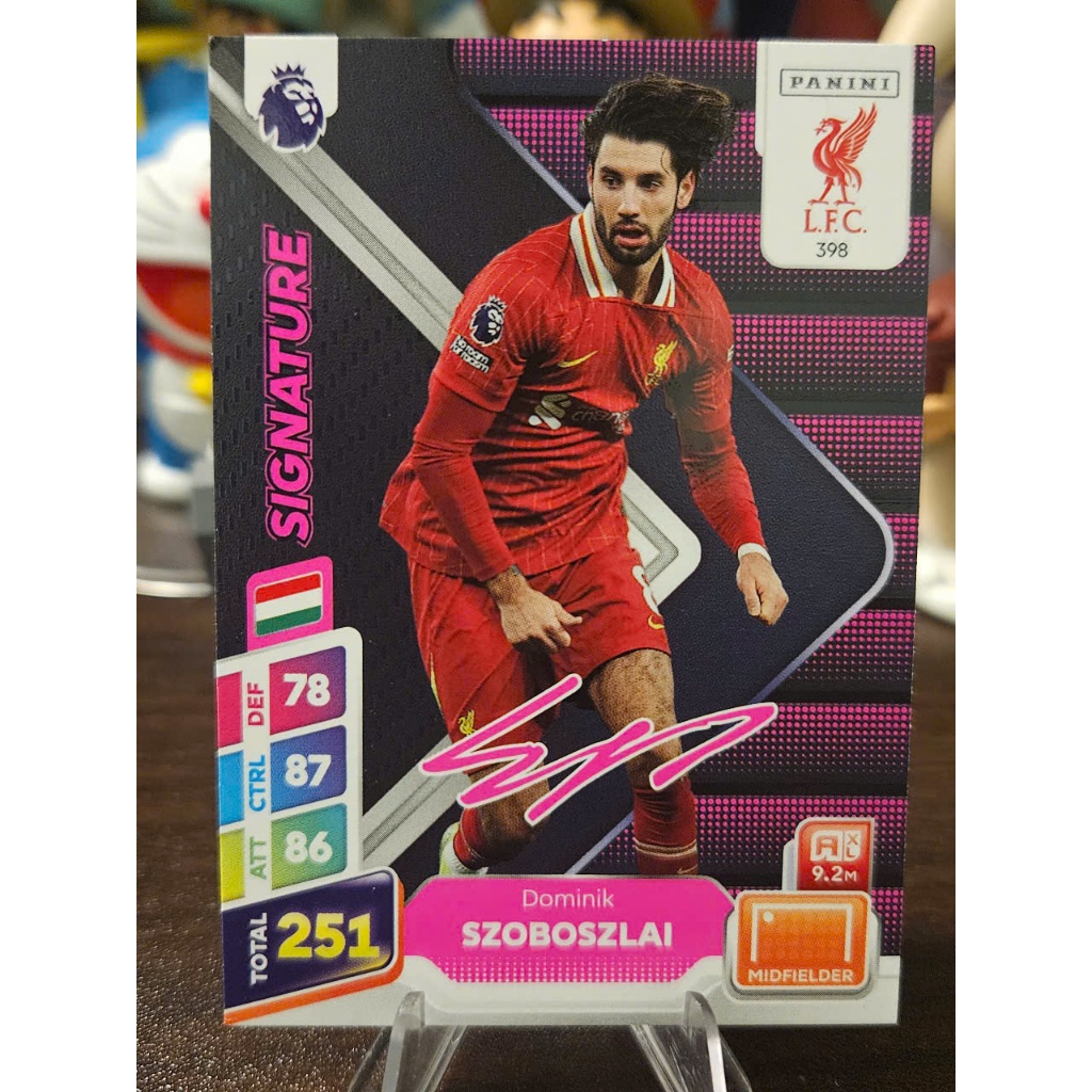 Thẻ SIGNATURE Dominik Szoboszlai Panini Plus Premier League 2024/2025 ...