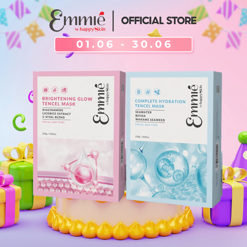 COMBO 2 Hộp 10 mặt nạ vải sinh học Tencel 25gx20: 10 Xanh+10 Hồng (Phiên bản nâng cấp 25g + Có ...