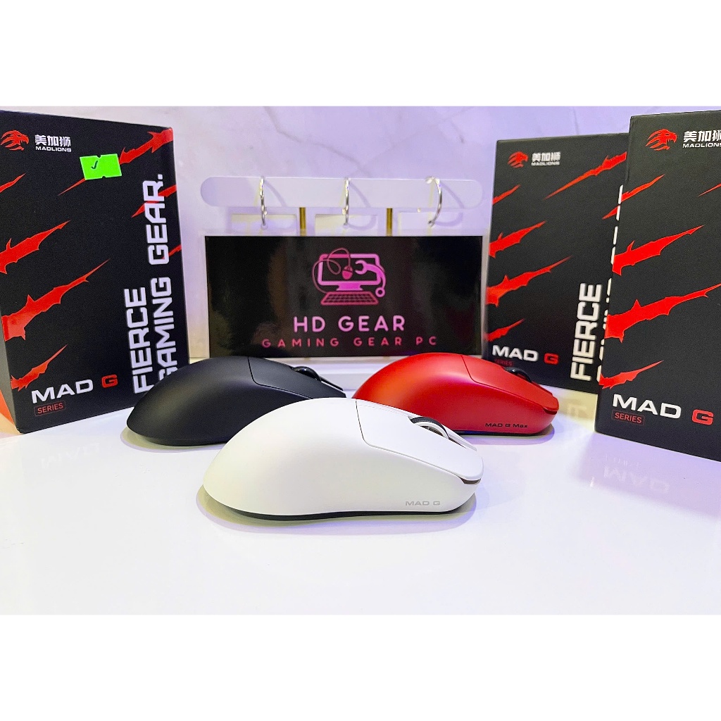 Chuột gaming không dây Mad G / Mad G Max - siêu phản hồi, cảm biến ...