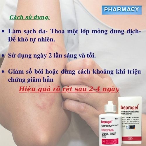 Nấm da đầu, chàm, vẩy nến - Beprogel 30ml. | Shopee Việt Nam