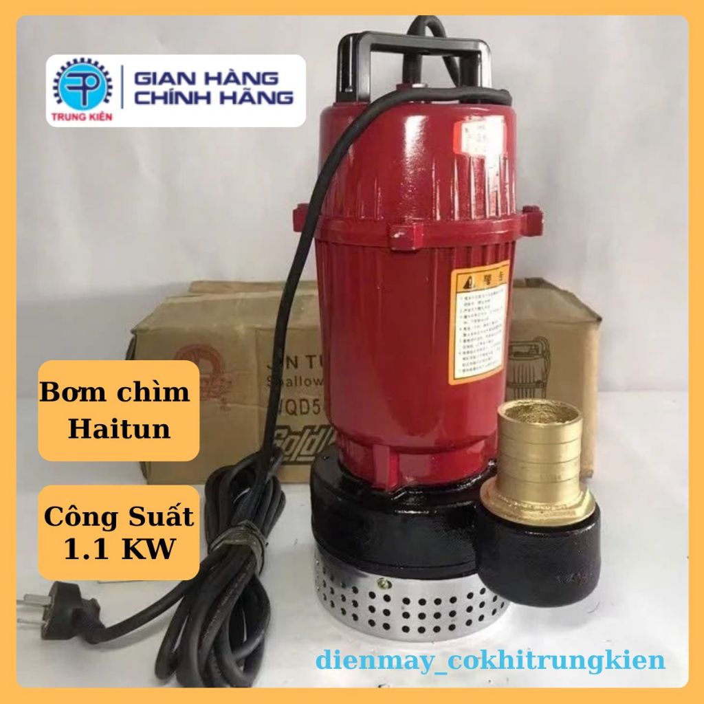 Máy bơm hút xả nước đa năng Haitun công suất cao 1100W điện áp 220V,Máy ...