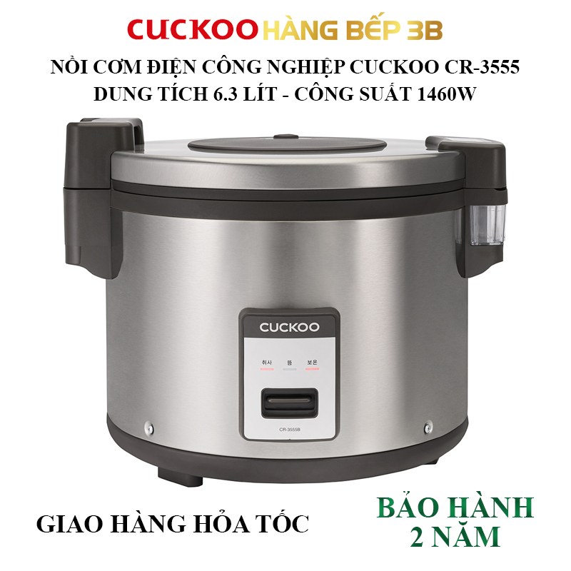 Nồi cơm điện công nghiệp Cuckoo CR-3555 / CR-3521 dung tích lớn 6.3 lít ...