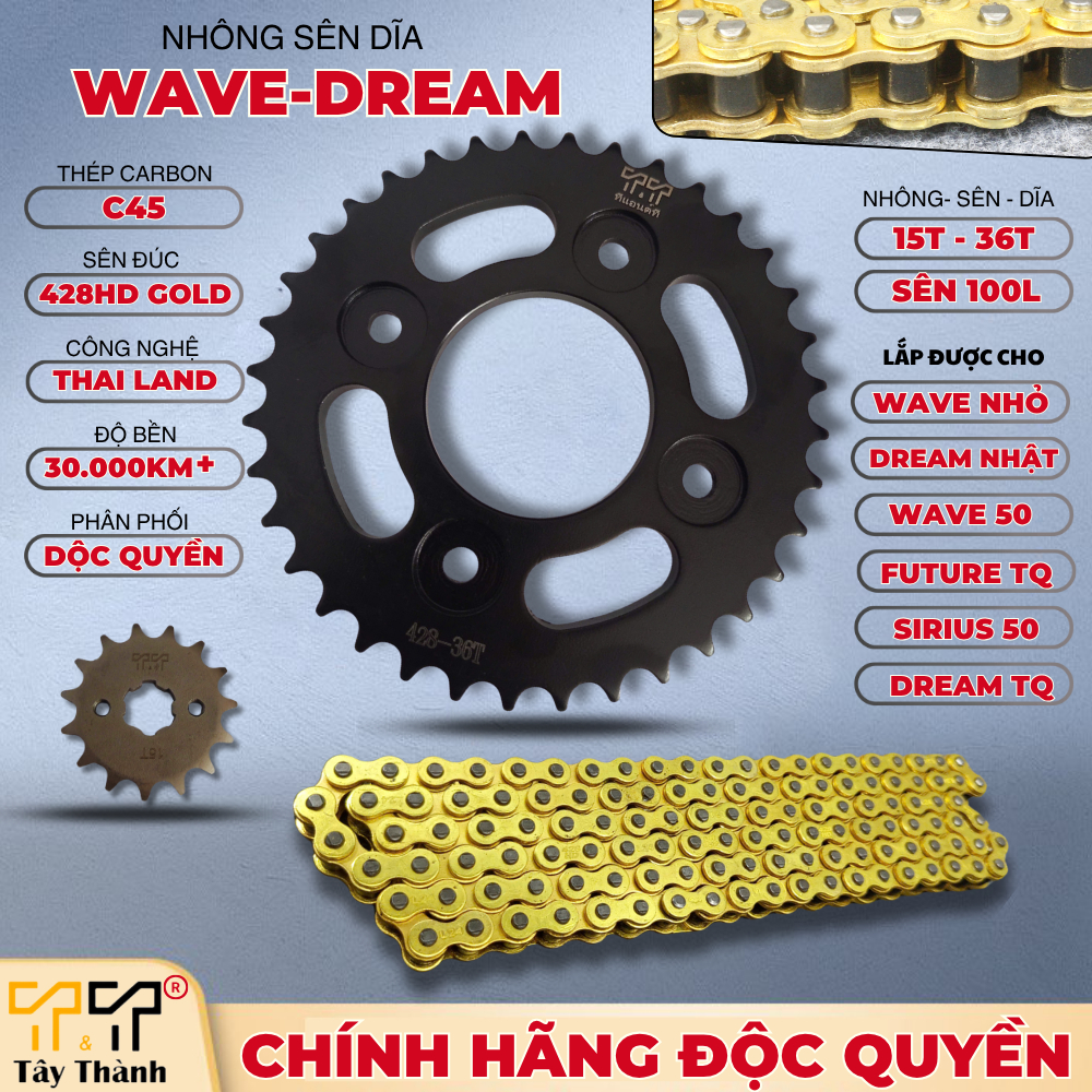 Nhông sên dĩa Exciter,Winner,Wave,Dream,Future,Ex135,Ex150,Ex155 lắp ...