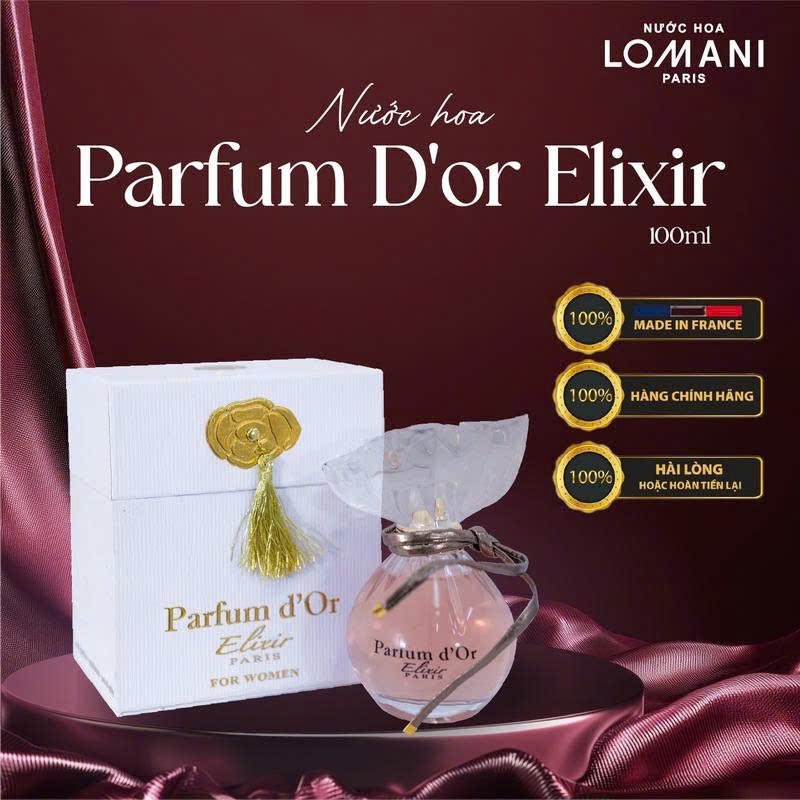 Nước Hoa nữ Kristel Saint Martin Parfum d'Or Elixir Paris - 100ml. Nhập ...