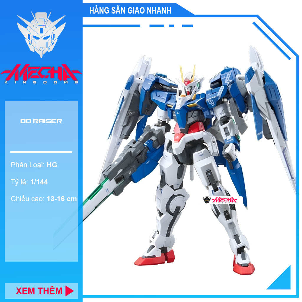 [SẴN HÀNG] Mô Hình Lắp Ráp GD HG 1/144 00-38 Raiser + GN Sword III ...