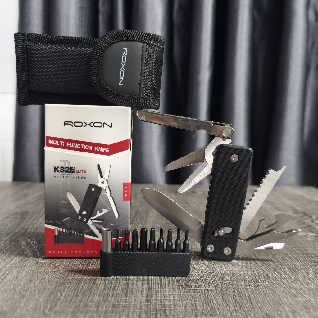 Dụng cụ đa năng Roxon KS2 Elite 14in1 - Lưỡi dao thép D2 Steel | Shopee ...