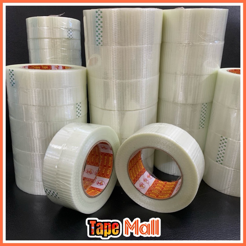 Băng Dính Sợi Thủy Tinh Dài 50m chịu lực tốt - độ dính cao, khổ 5cm, 2 ...