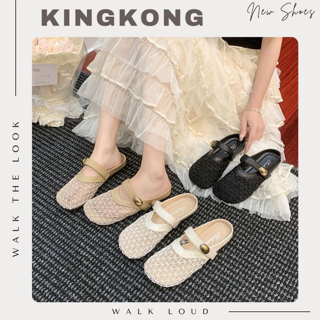 Dép Sục Lưới Nữ, Dép Sục Nữ Lưới Quai Ngang Style Basic Hott Trend N36 ...