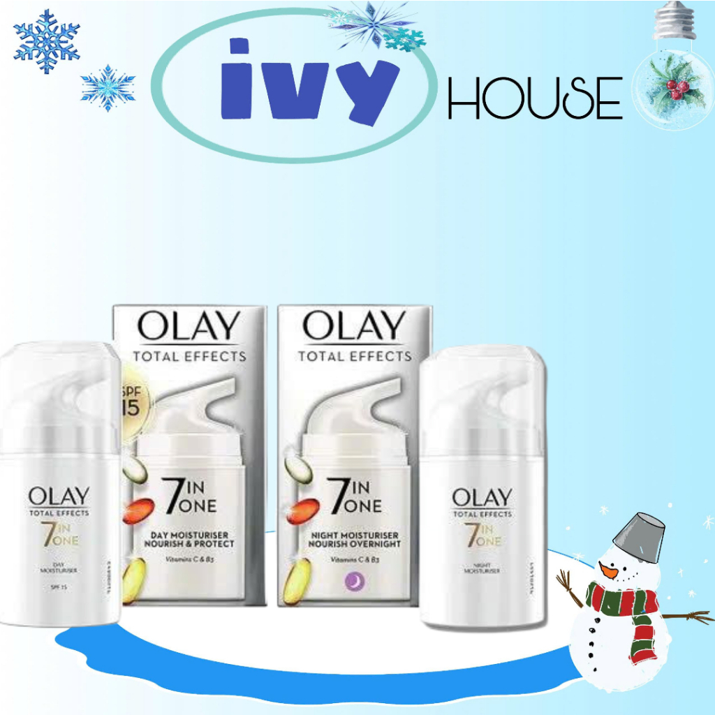[Bản UK] Kem dưỡng ban ngày Olay Total Effects 7in1 SPF15 - 50ml - IVY | Shopee Việt Nam