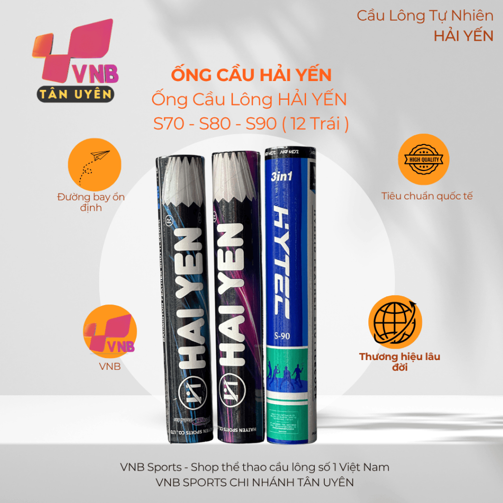 Ống Cầu Lông Hải Yến ( S90 - S80 - S70 ) | Shopee Việt Nam