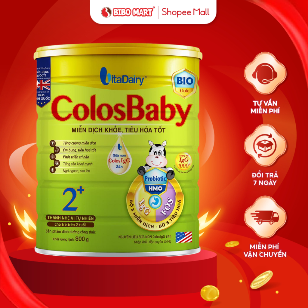 Sữa ColosBaby Gold Sữa Vitadairy Tăng Miễn Dịch Tiêu Hóa Tốt Tăng Cân ...