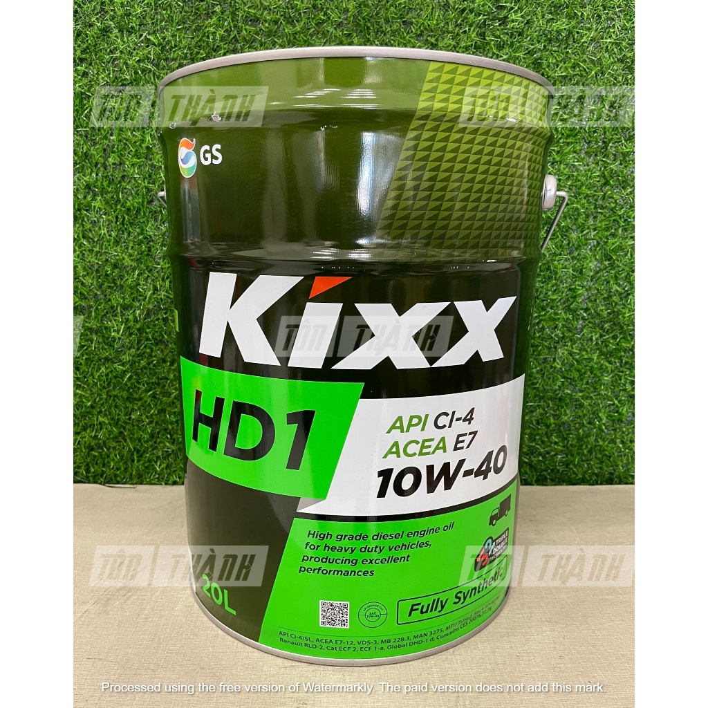 [ Hàng Chính Hãng ] Dầu động cơ Kixx HD1 CI-4/SL 10W40 (20 Lít) | Shopee Việt Nam