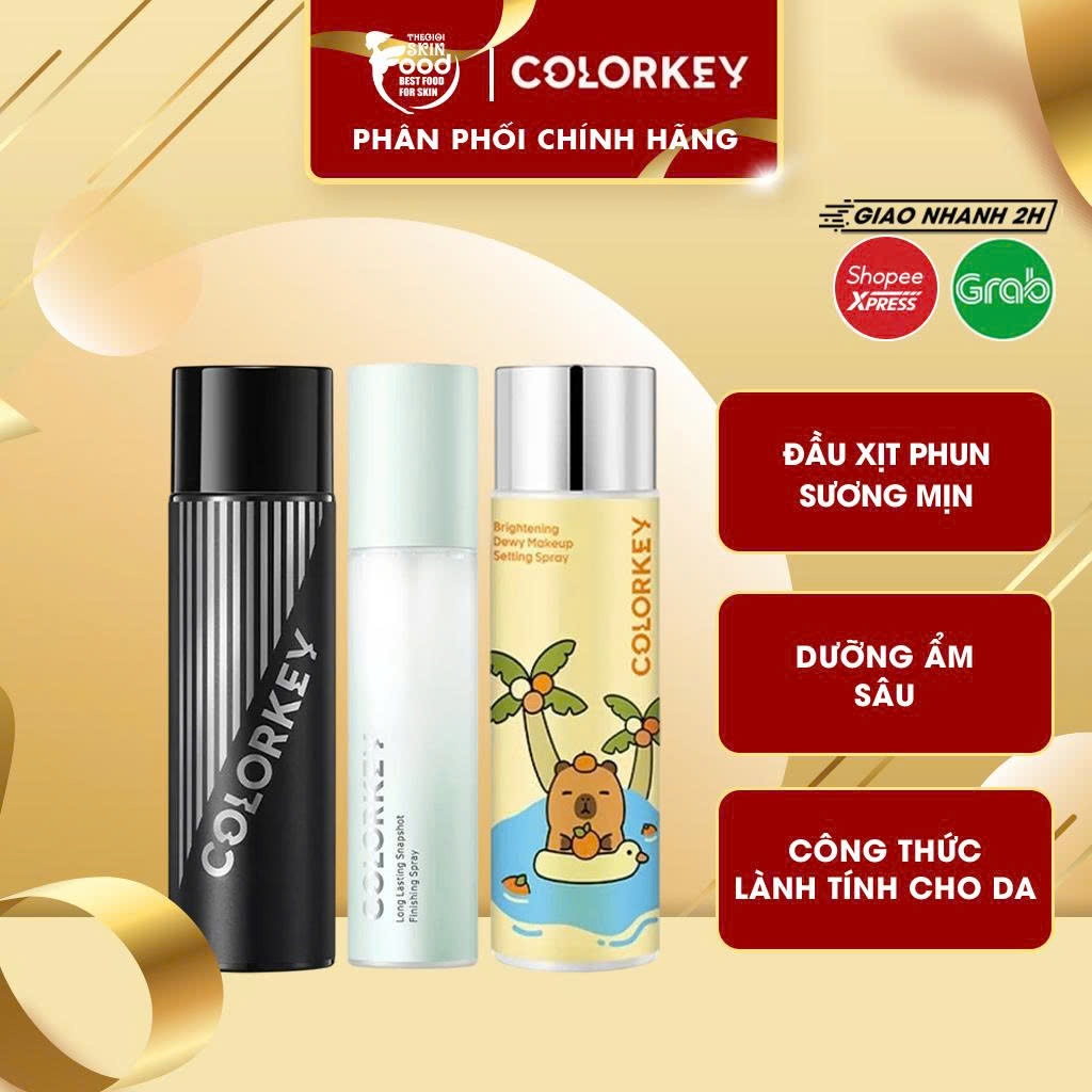 Xịt Khóa Makeup Lâu Trôi Colorkey Airy Soft Matte Makeup Setting Spray ...