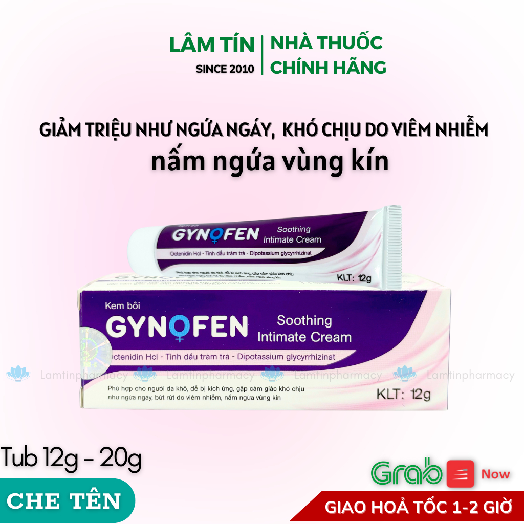 (Chính Hãng) GYNOFEN Gel bôi hỗ trợ các triệu chứng ở cô bé tub 12g ...
