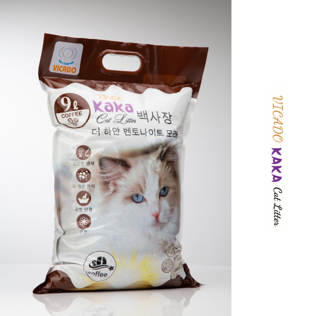 SIÊU TRỢ GIÁ⚡Cát vệ sinh Mèo 18L và túi nhỏ 9L ViCaDo KaKa cat litter ...