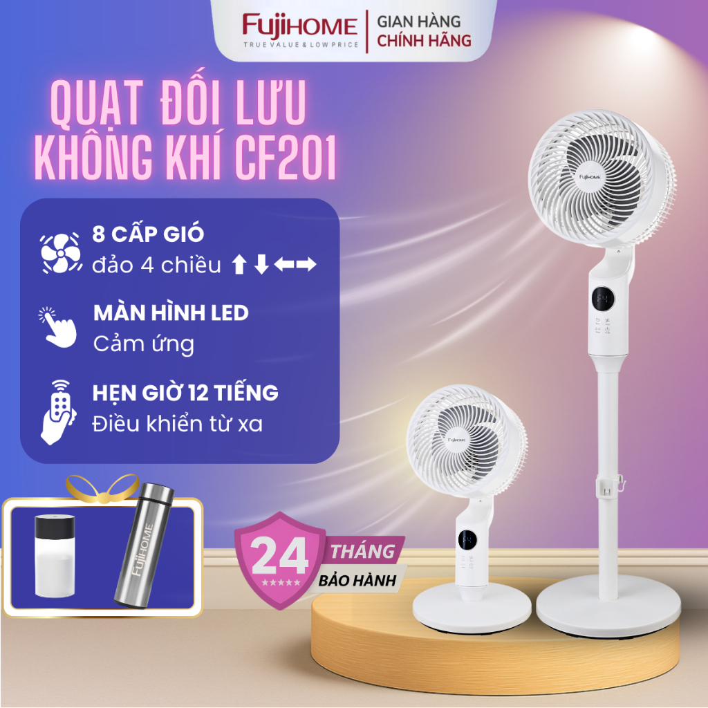 Quạt tuần hoàn không khí FUJIHOME CF201 Nhập Khẩu, Quạt đứng mini làm ...