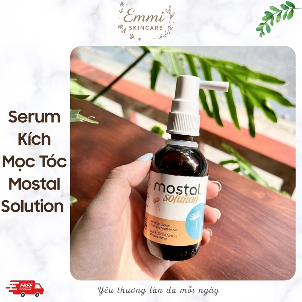 [Dùng thử] Serum Xịt Kích Mọc Tóc Mostal Solution 50ml | Shopee Việt Nam
