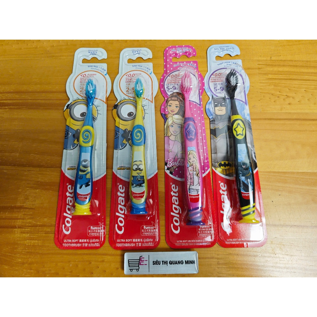 Bàn Chải Colgate Utral Soft Trẻ Em MINION, BATMAN, BARBIE 2 - 9 Tuổi ...