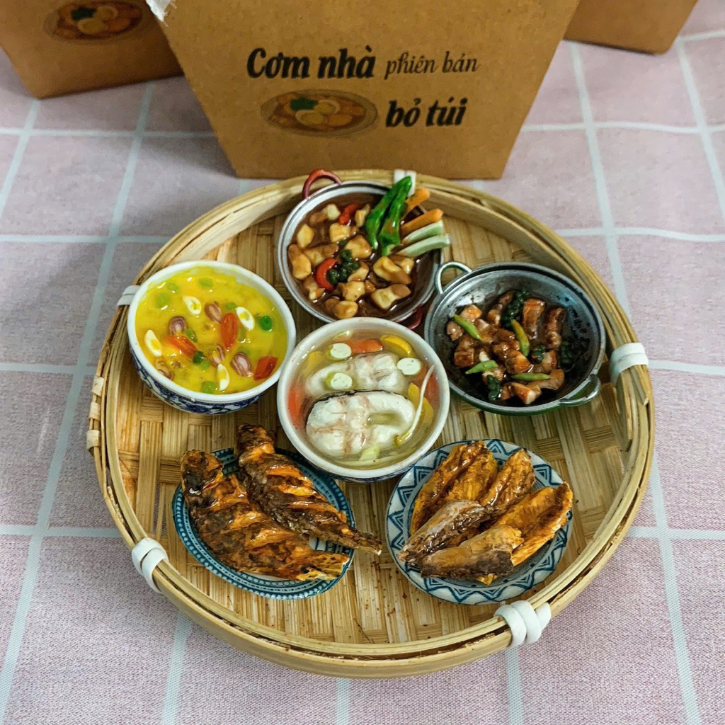 Bộ nam châm 6 món mâm cơm miền Trung | Shopee Việt Nam