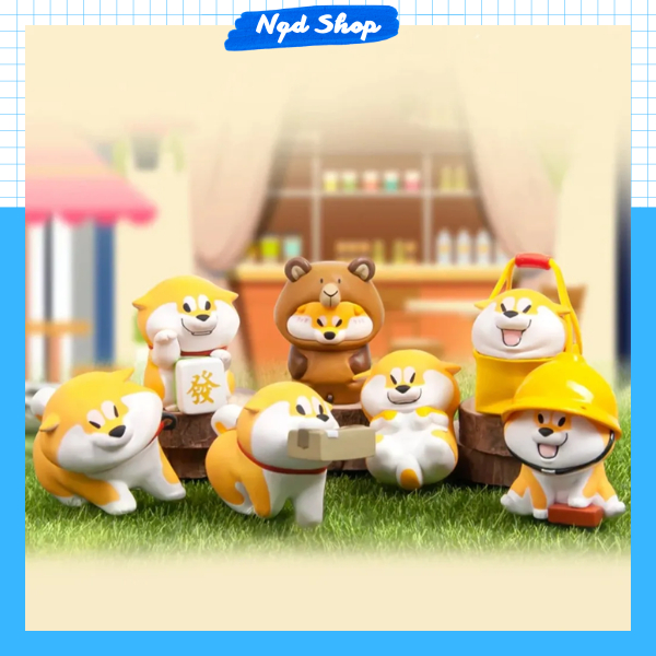 (Hàng Có Sẵn) Blindbox Shiba Inu Dog Puppy Crossing Chính Hãng Dodowo ...